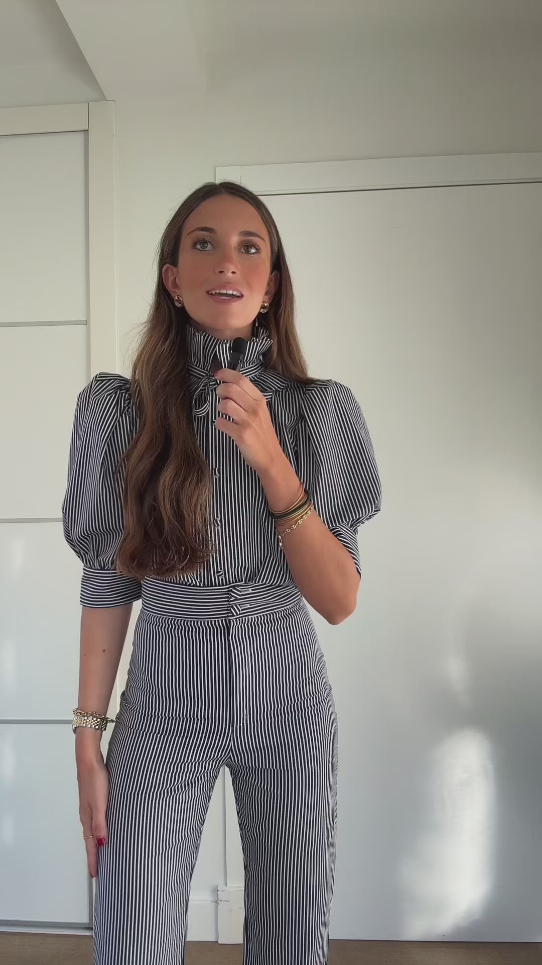 Striped Lisbon Pants Marine – bymoodycollection